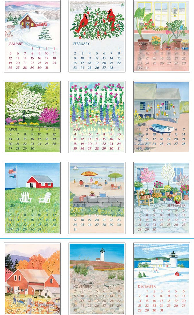 2025 Poster Calendar - 11 x 14 - Anne Kilham Designs – Terrazza