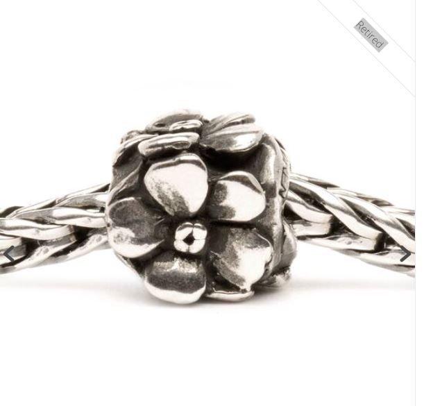 Trollbead-Rose Bead, Silver-Retired – Terrazza